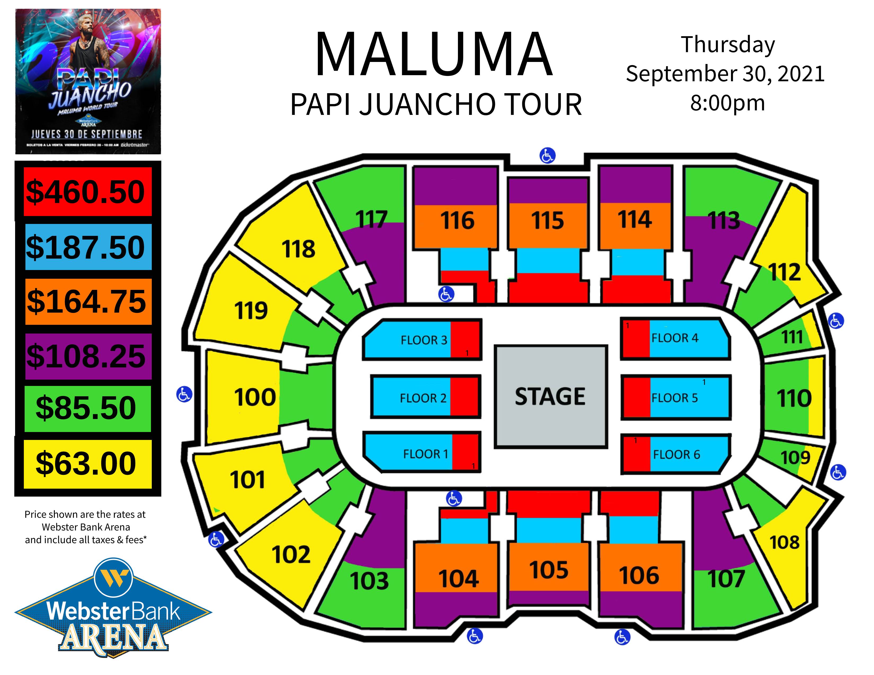 Maluma World Tour | Total Mortgage Arena