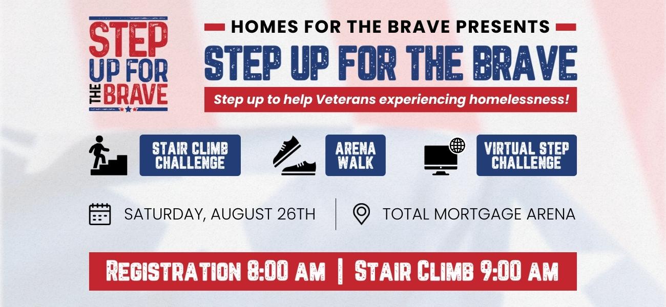 Homes for the Brave’s Step Up for the Brave | Total Mortgage Arena